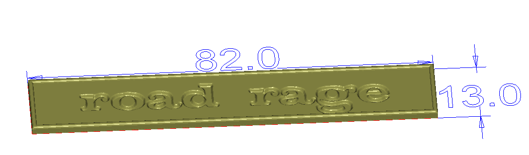 Road Rage Custom Emblem Car Metal Badge – Badgeslide