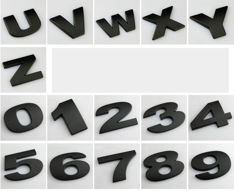 Single Letter – Badgeslide