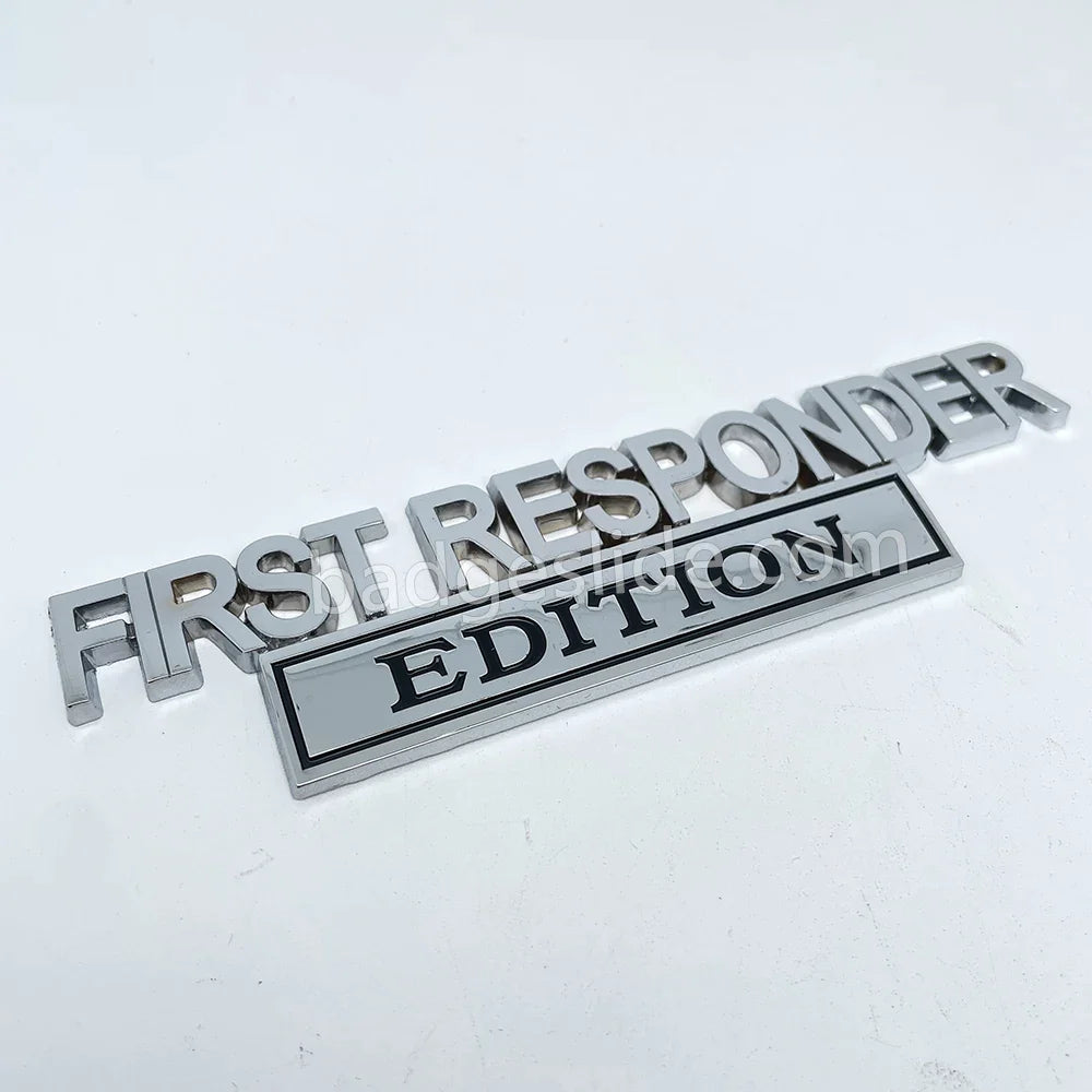 First Responder Edition Metal Badge – Badgeslide