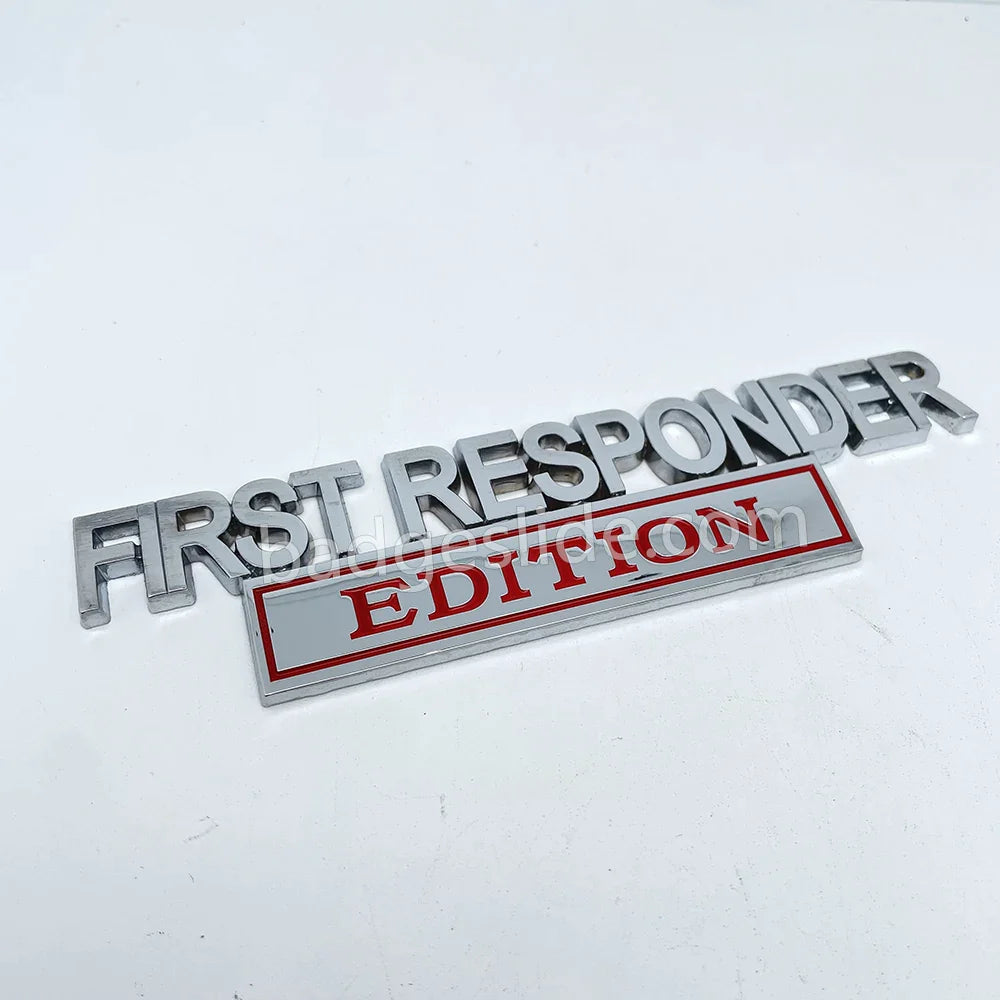 First Responder Edition Metal Badge – Badgeslide