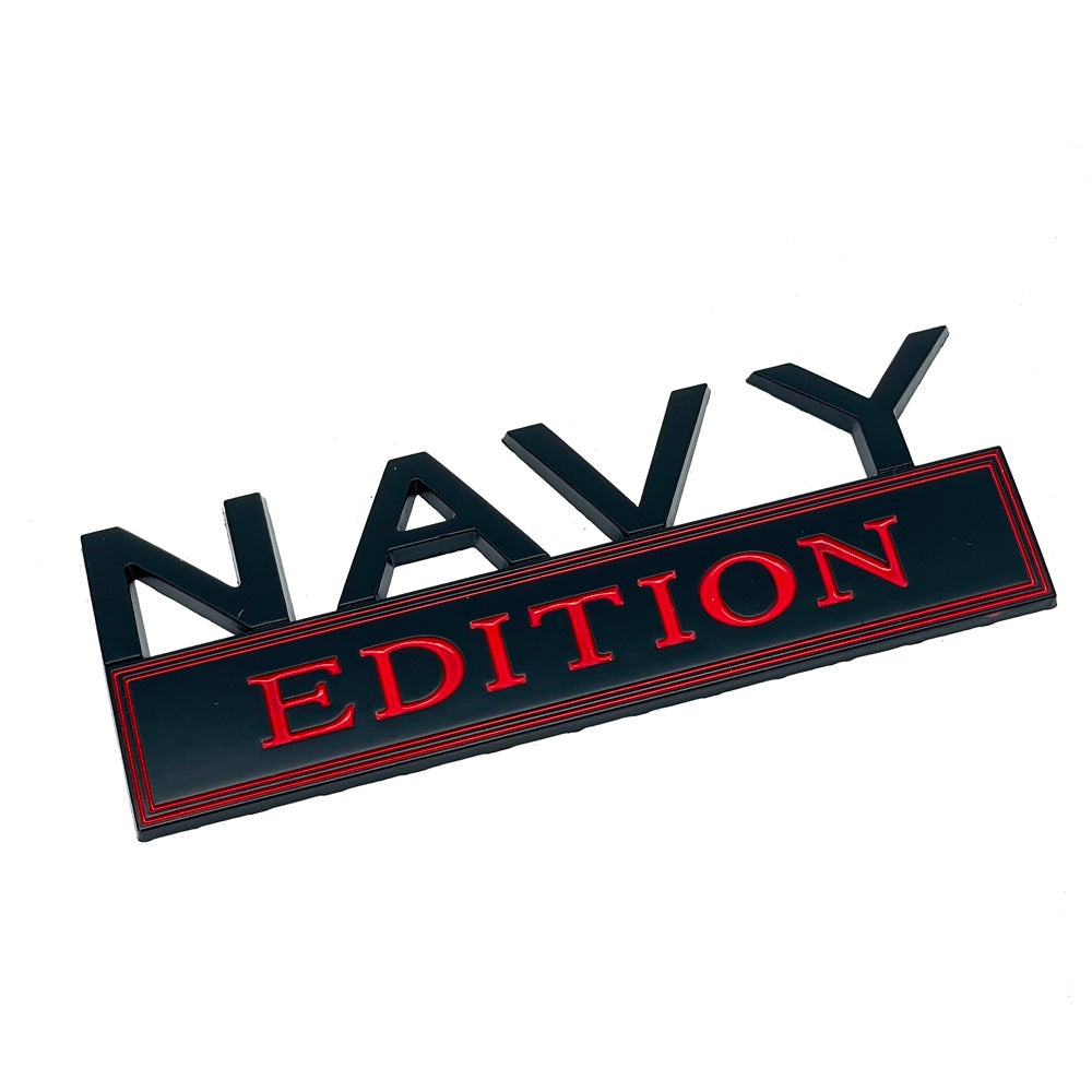 NAVY Edition Metal Car Emblem – Badgeslide