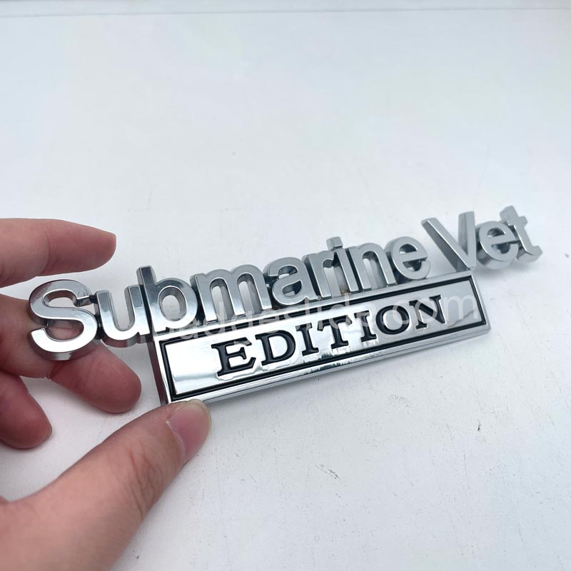 Submarine Vet EDITION Metal Car Badge – Badgeslide