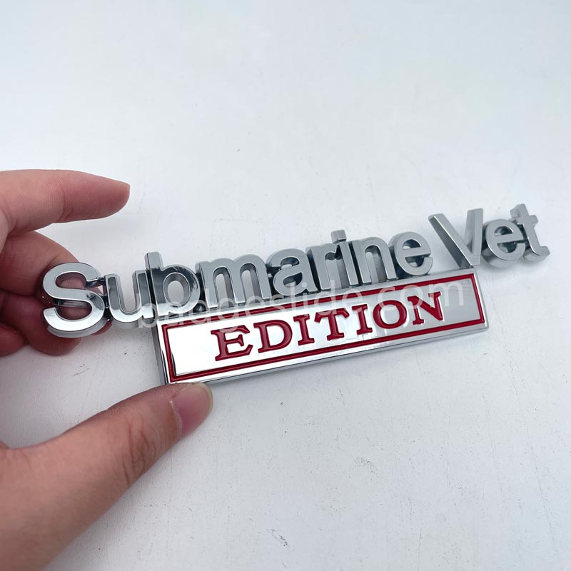 Submarine Vet EDITION Metal Car Badge – Badgeslide