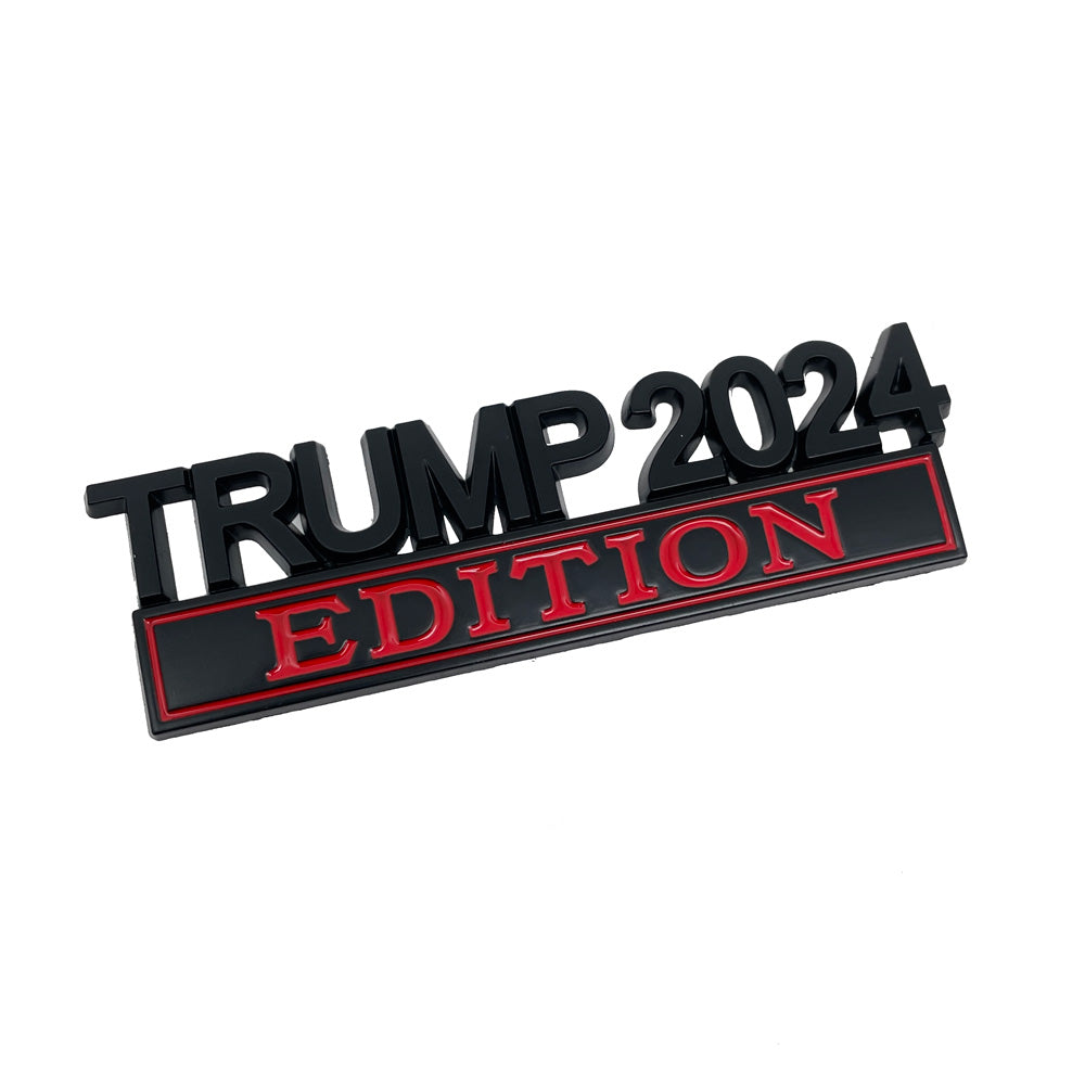 TRUMP 2024 EDITION Car Metal Badge Emblem – Badgeslide