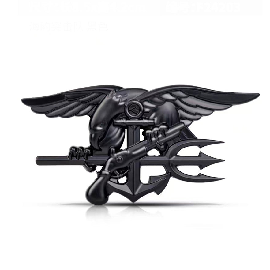 Navy Seal Trident Metal Emblem Car Badge – Badgeslide