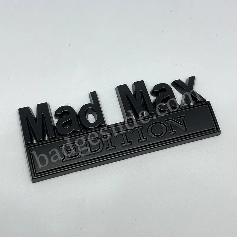 Mad Max Edition Custom Car Emblem Truck Badge – Badgeslide