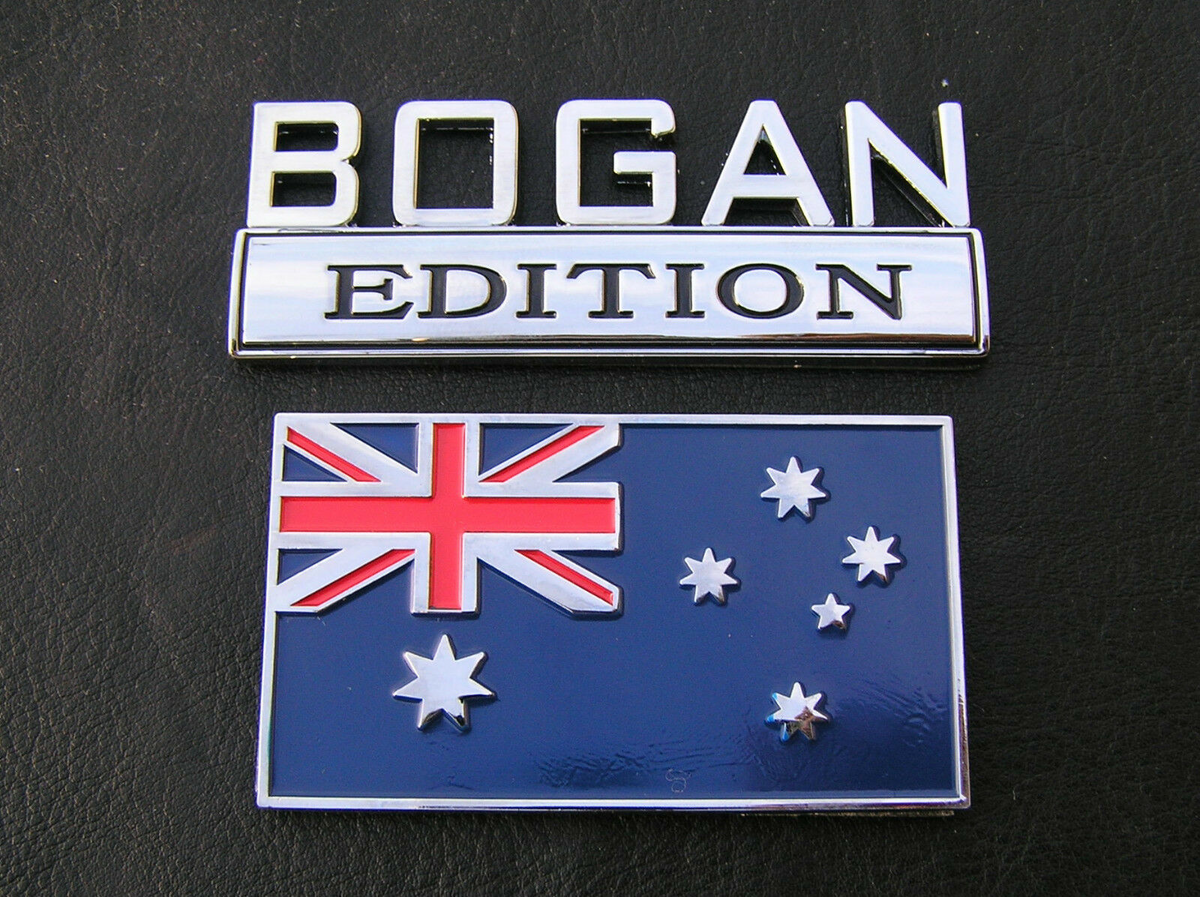 BOGAN Edition Car Emblem Metal Badge – Badgeslide