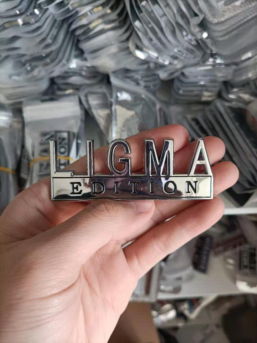 The Original LIGMA EDITION Emblem Fender Badge-Custom-3pcs – Badgeslide