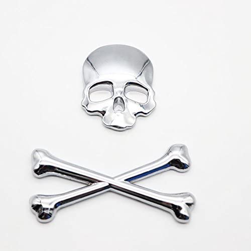 2pcs Skull Emblem Badge – Badgeslide