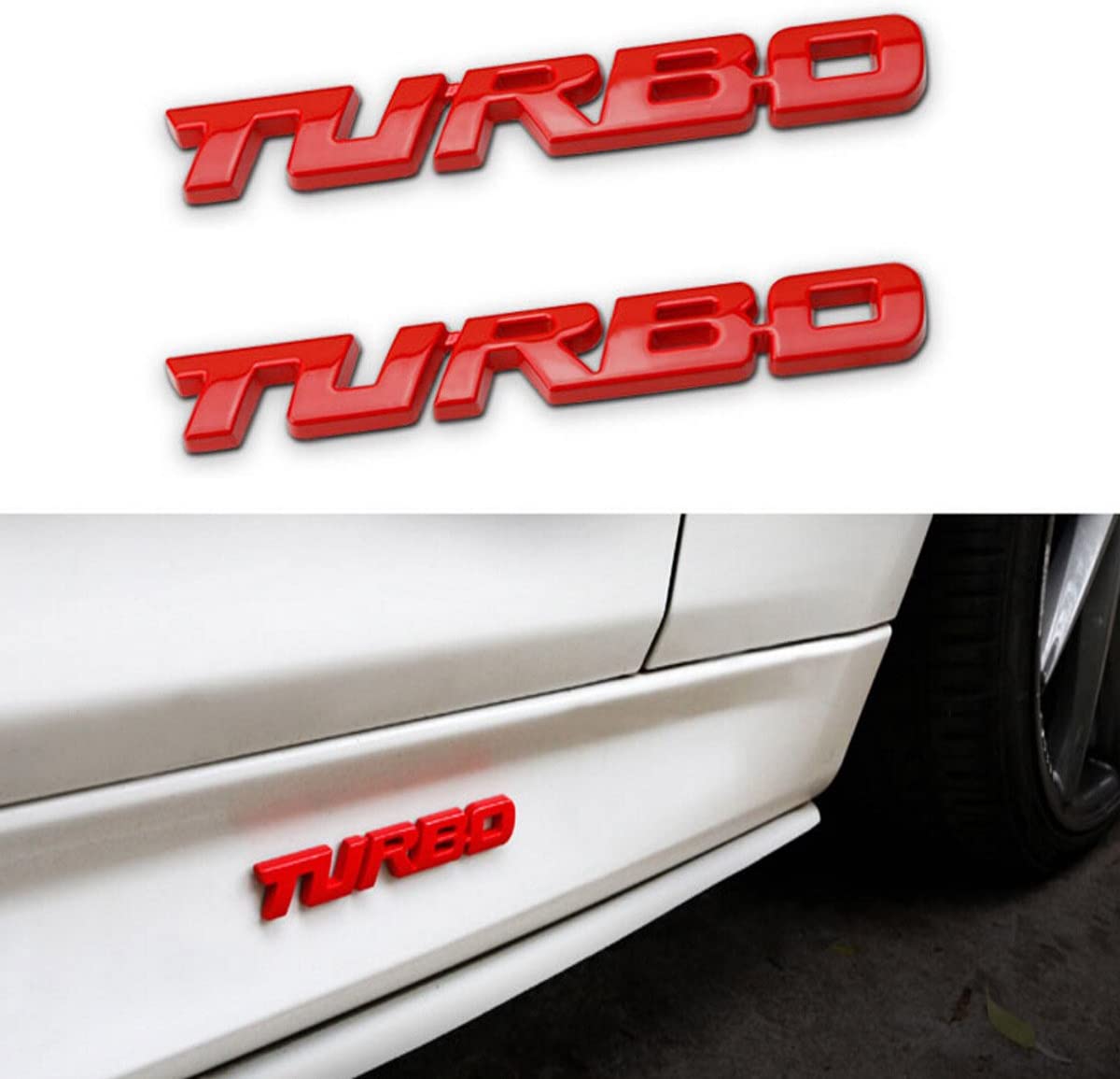 TURBO Metal Car Badge – Badgeslide