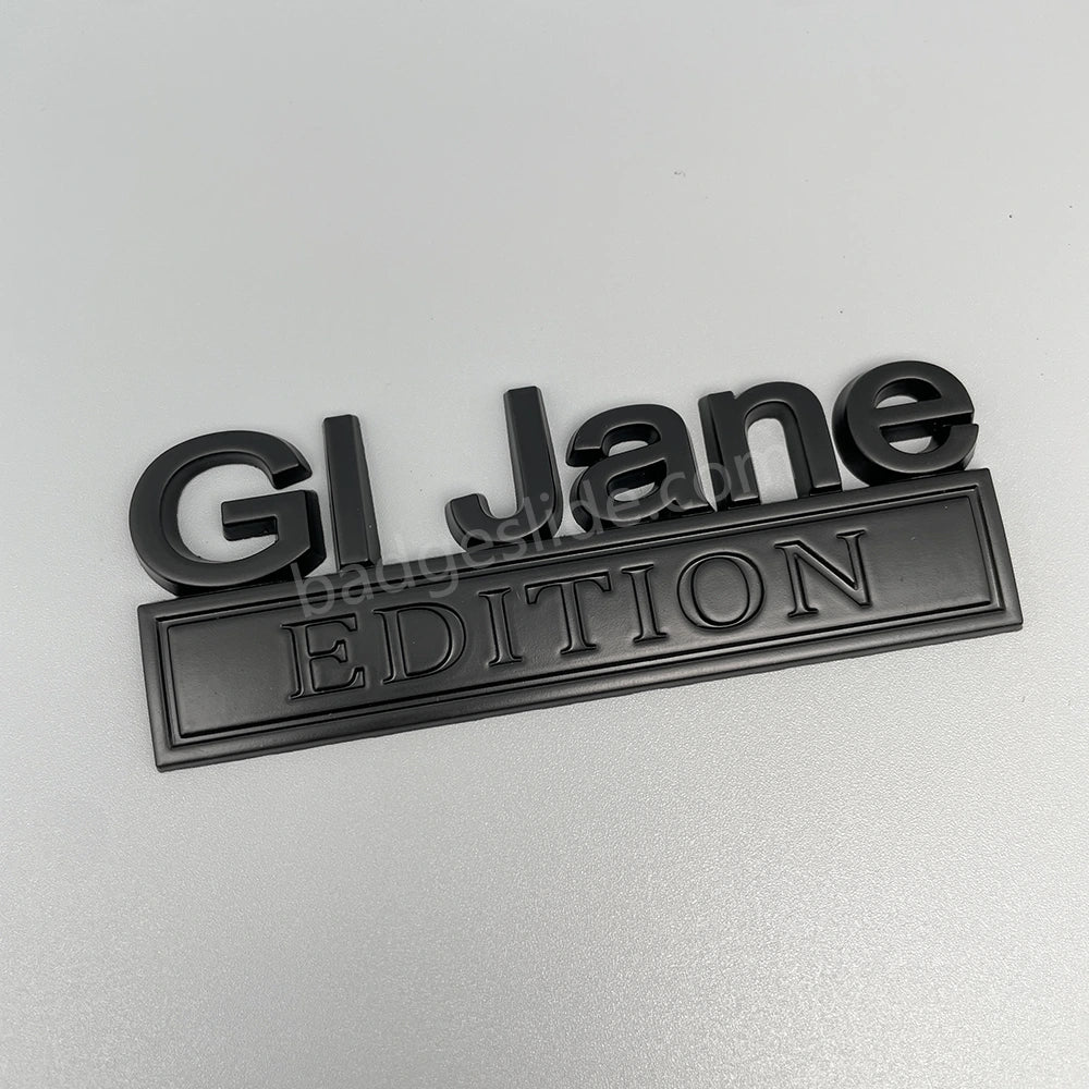 Gl Jane EDITION Badge Custom Emblem Car Metal Badge 2pcs – Badgeslide