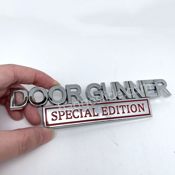 DOOR GUNNER Edition Metal Car Emblem – Badgeslide