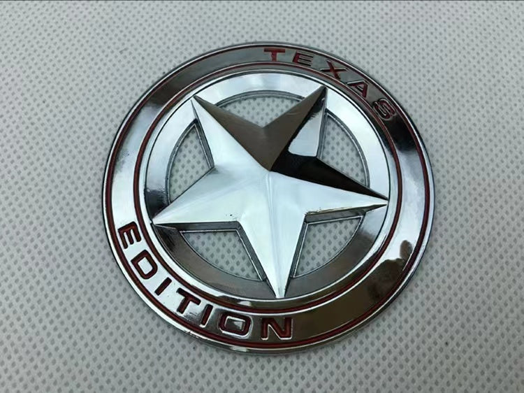 Star Texas Edition Car Metal Badge – Badgeslide