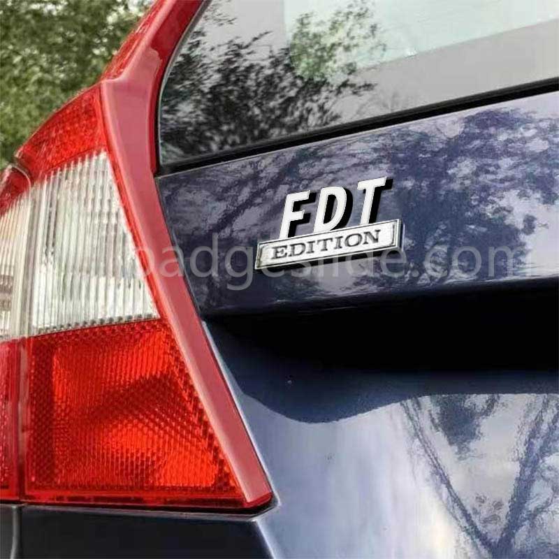 FDT EDITION Metal Emblem Car Badge – Badgeslide