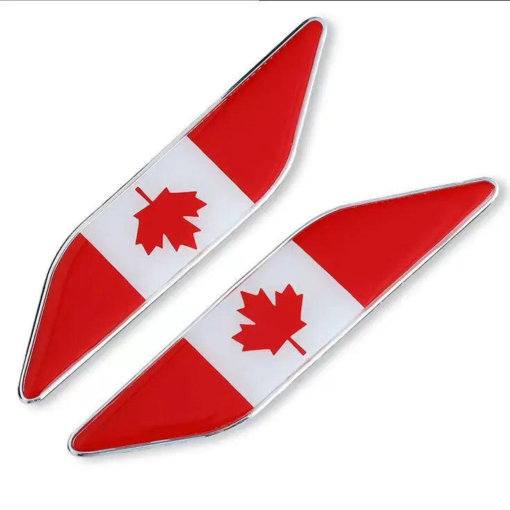 1 Set Canada Flag Car Fender Decal Sticker – Badgeslide