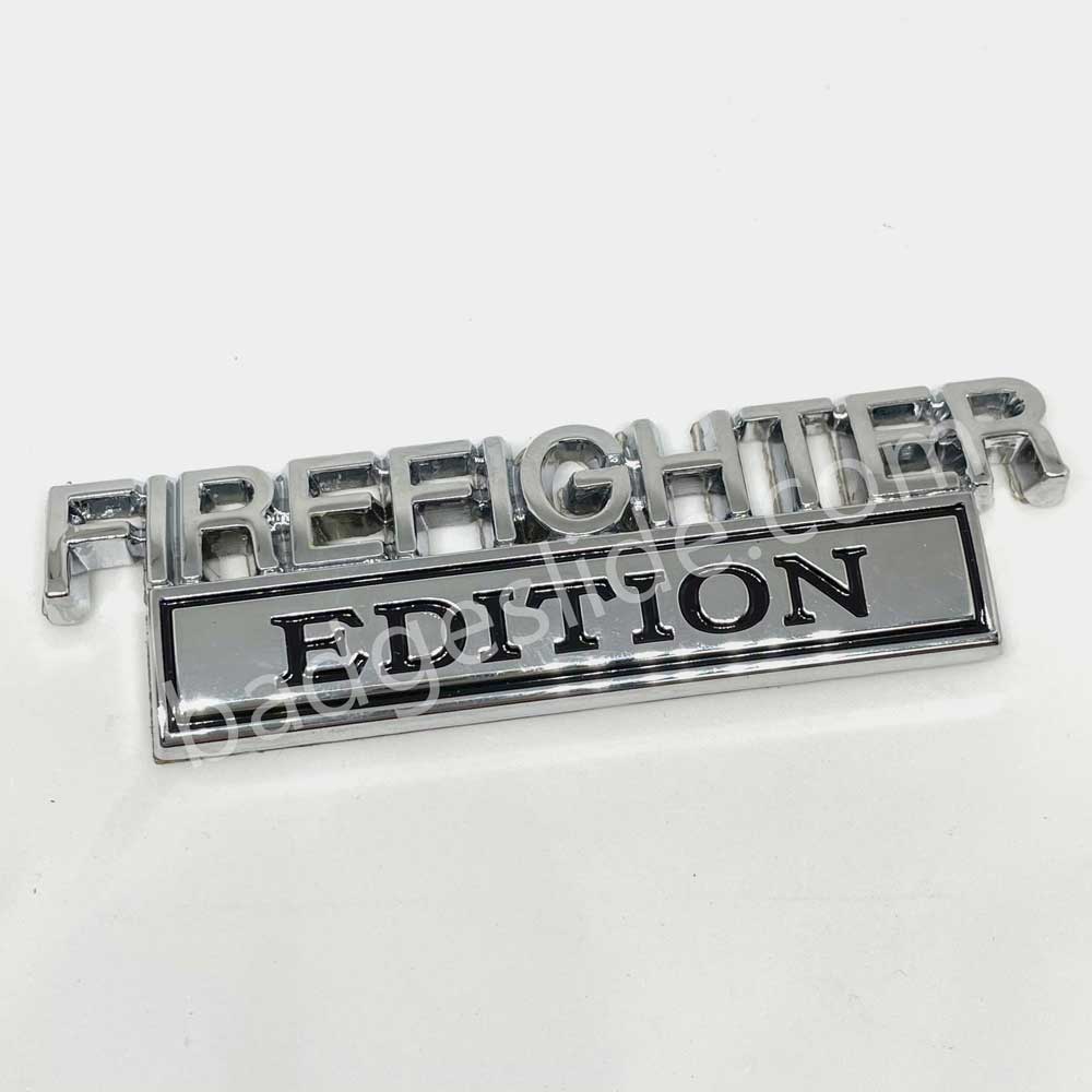 FIREFIGHTER Edition Metal Emblem Badge – Badgeslide