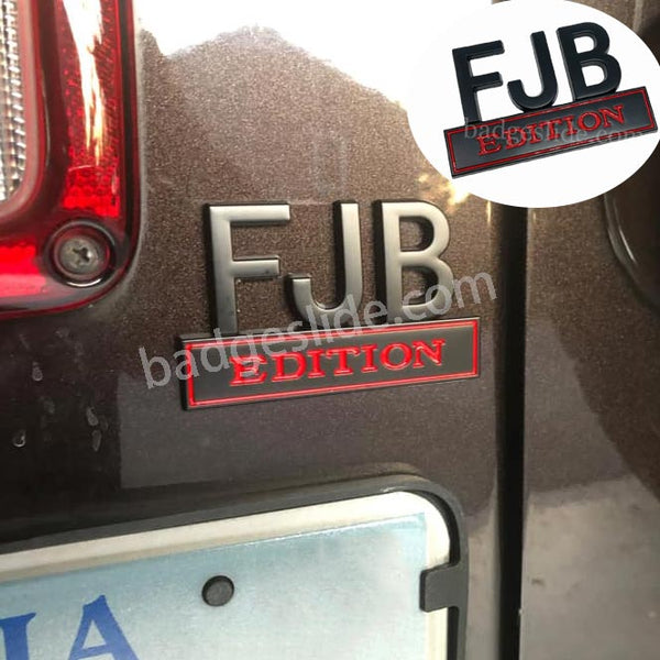 FJB EDITION Metal Emblem Fender Badge – Badgeslide