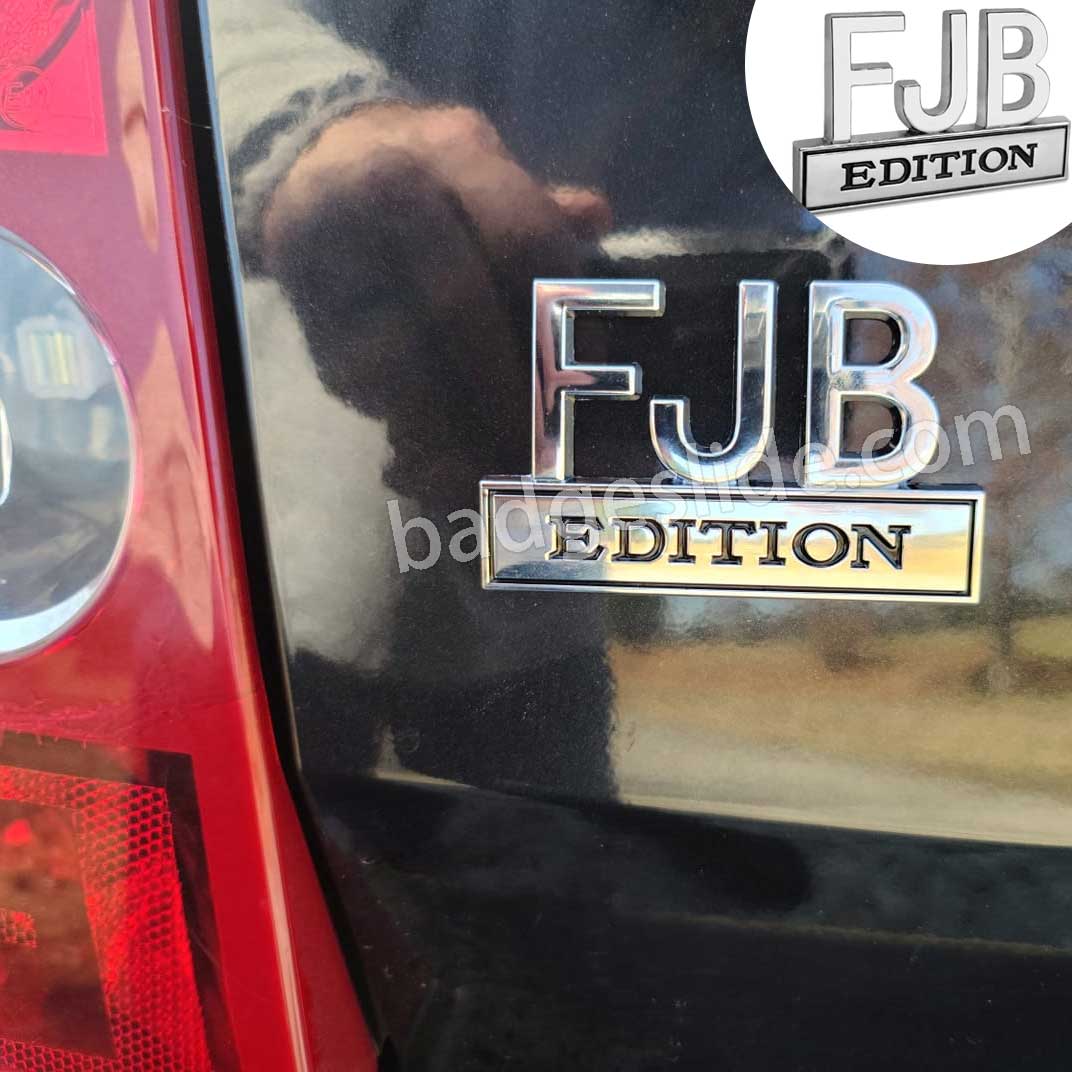 [2 pcs] FJB EDITION Car Metal Badge Emblem – Badgeslide