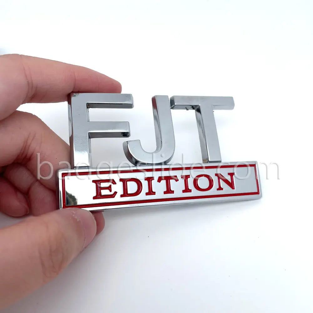 2pcs FJT EDITION Car Metal Emblem – Badgeslide