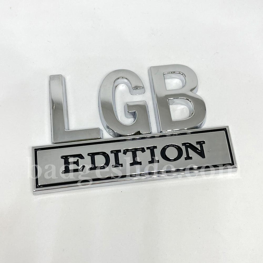 [2 pcs]LGB EDITION Car Metal Badge Emblem – Badgeslide