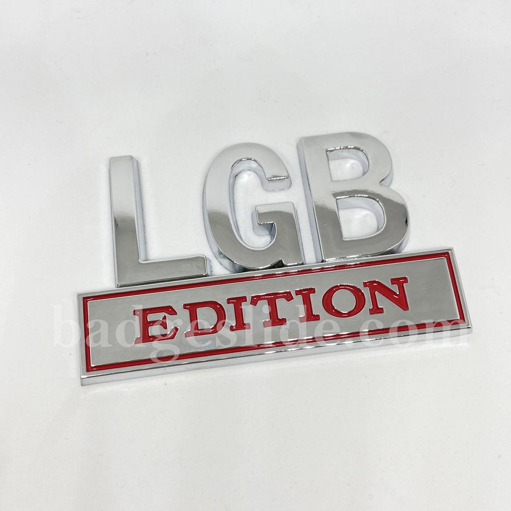 [2 pcs]LGB EDITION Car Metal Badge Emblem – Badgeslide