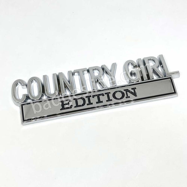 COUNTRY GIRL Edition Metal Badge – Badgeslide