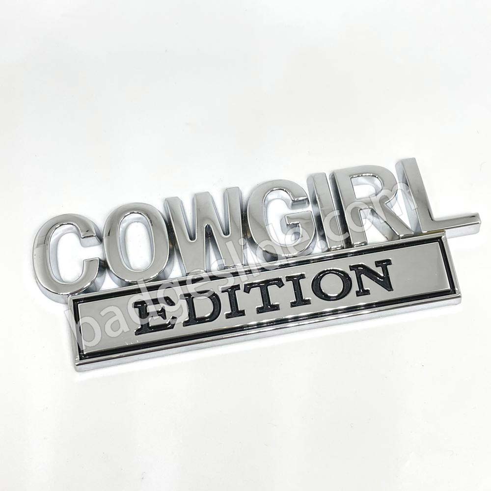 COWGIRL EDITION Car Badge Metal Emblem – Badgeslide