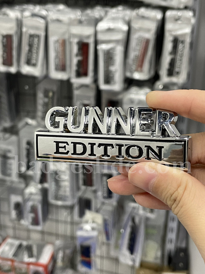 The Original GUNNER EDITION Emblem Fender Badge-Custom-10pcs – Badgeslide