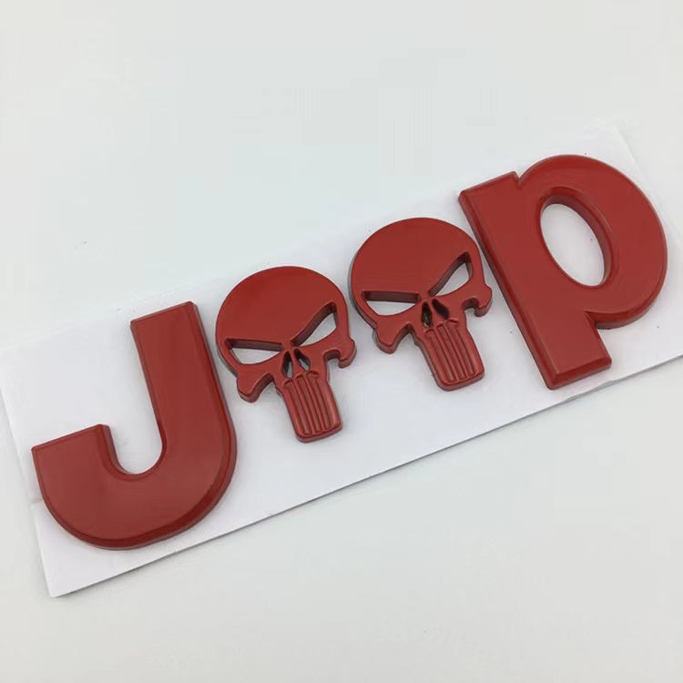Funny Skull SUV Metal Emblem Badge – Badgeslide