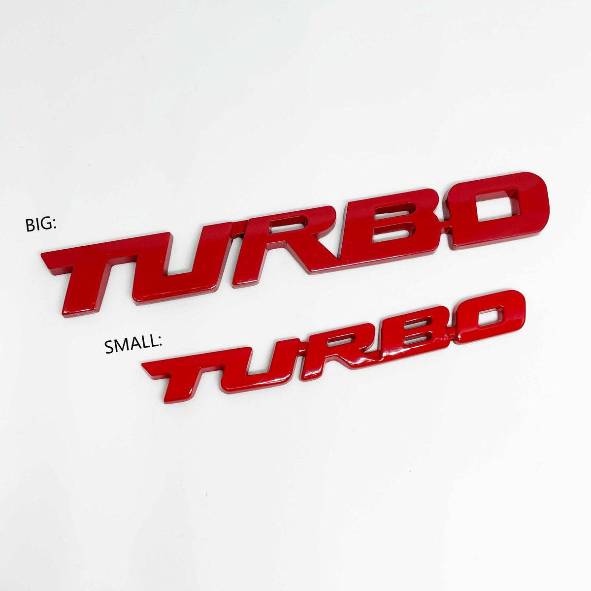 TURBO Metal Car Badge – Badgeslide