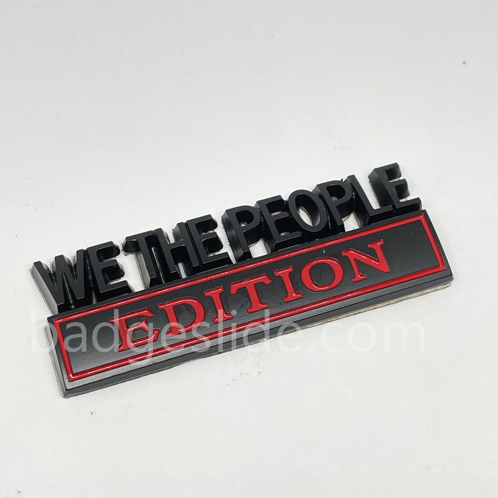 2-pack WE THE PEOPLE Edition Emblem Fender Badge – Badgeslide