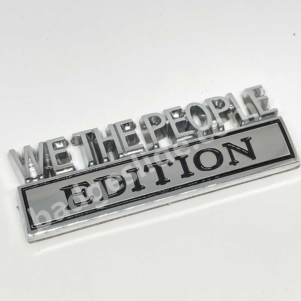 2-pack WE THE PEOPLE Edition Emblem Fender Badge – Badgeslide