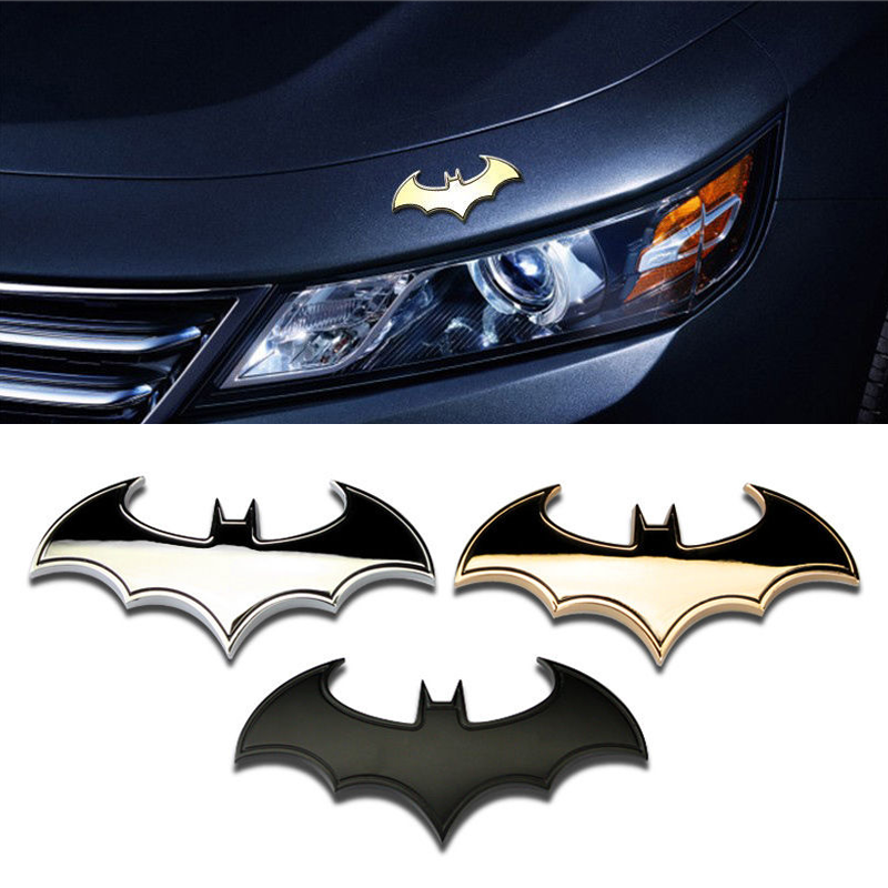 1 Set 3D Bat Auto Emblem Car Badge – Badgeslide