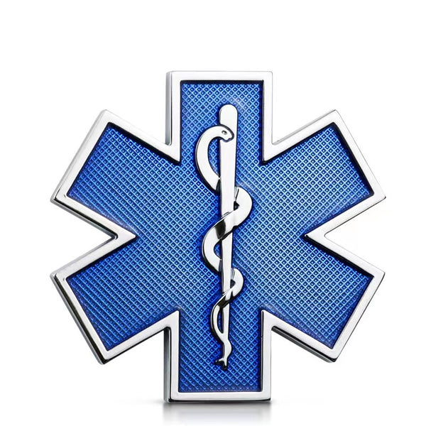 Emergency Medical Services Metal Car Emblem – Badgeslide