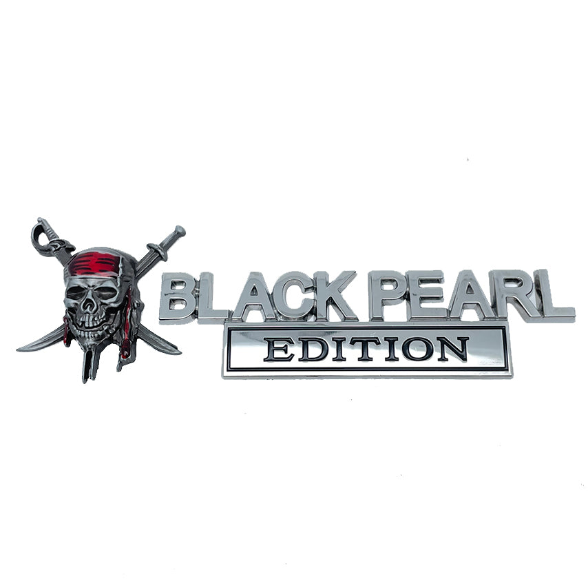 Black Pearl Pirate Metal Car Emblem Fender Badge for pirate fans ...